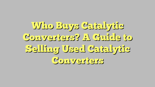 How to Remove a Catalytic Converter: A Step-by-Step Tutorial ...